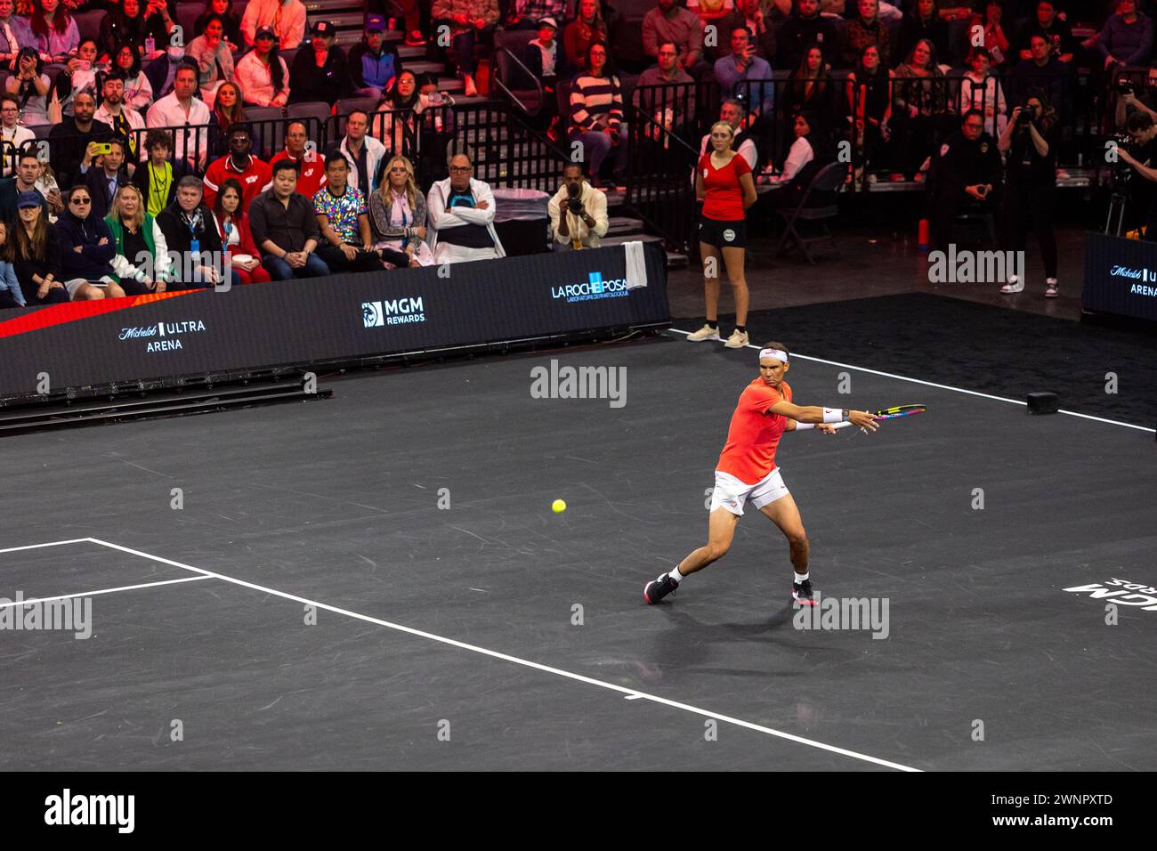 Las Vegas, USA. 03rd Mar, 2024. Rafael Nadal in action during The ...