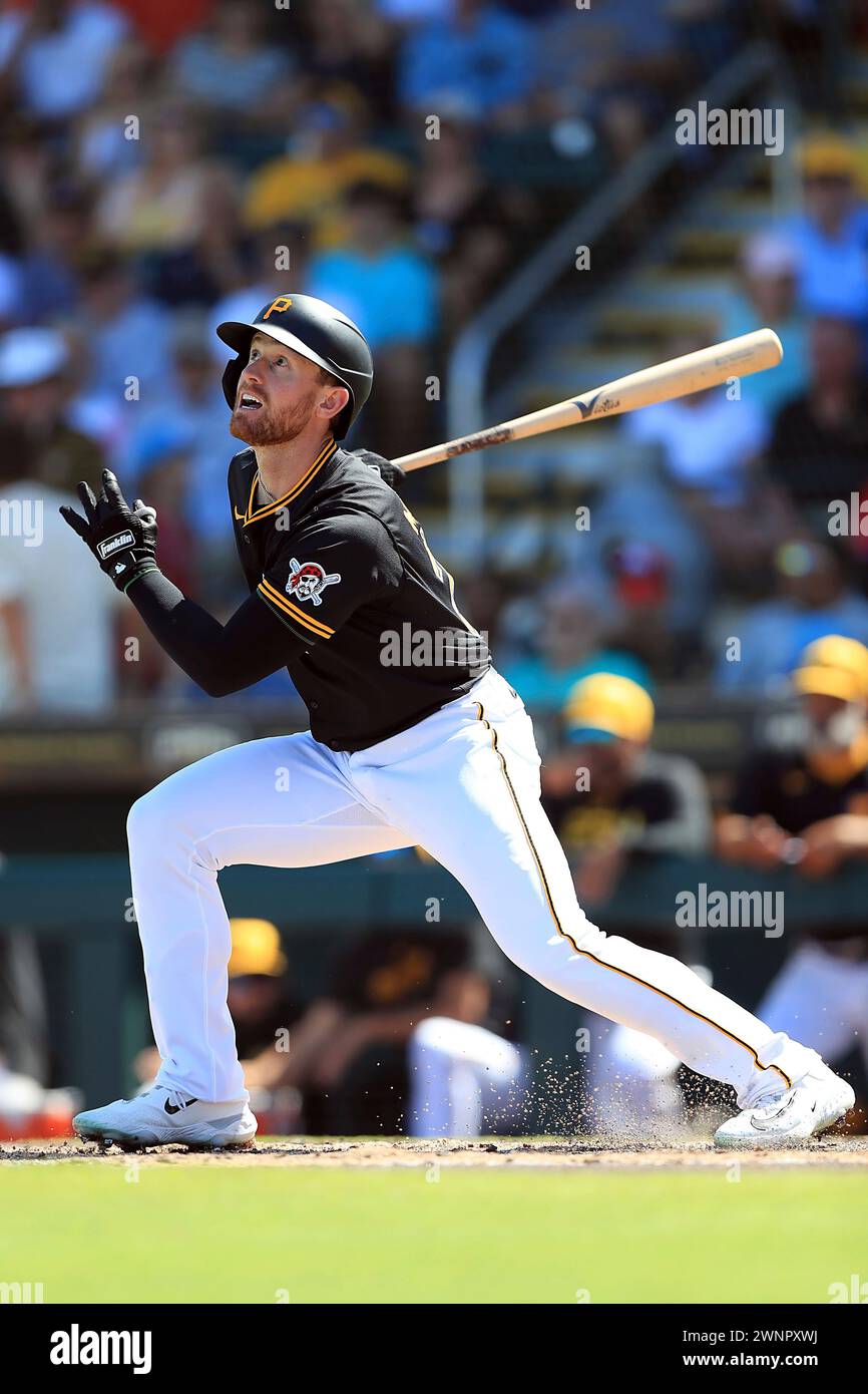 BRADENTON, FL - MARCH 03: Pittsburgh Pirates outfielder Billy McKinney ...