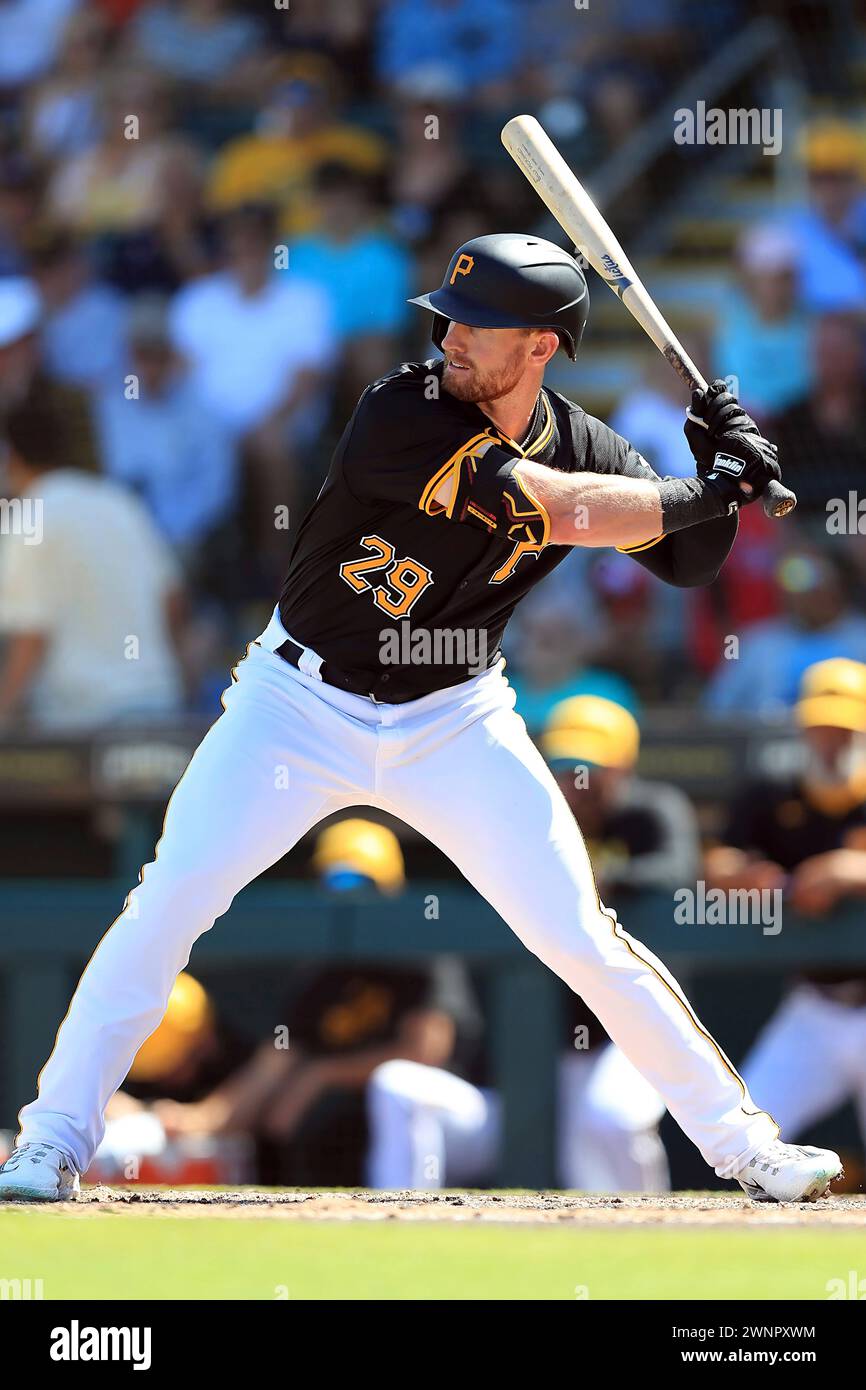 BRADENTON, FL - MARCH 03: Pittsburgh Pirates outfielder Billy McKinney ...