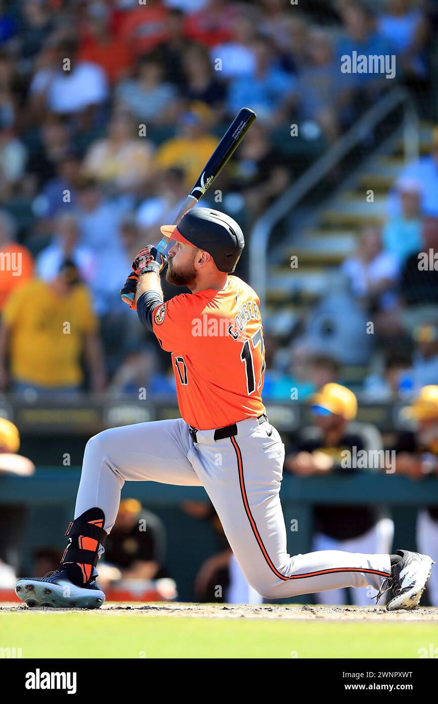 BRADENTON, FL - MARCH 03: Baltimore Orioles outfielder Colton Cowser ...