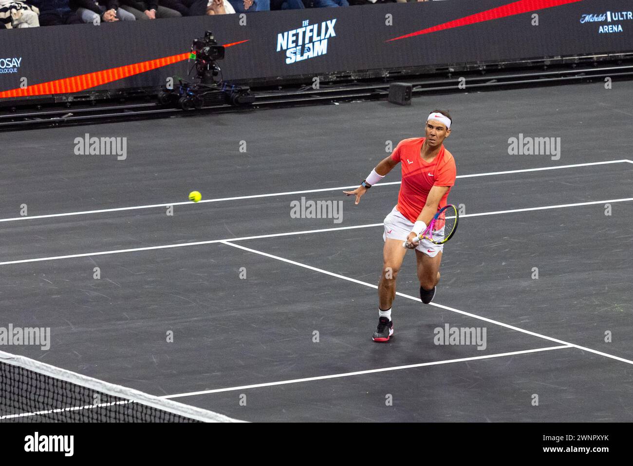 Las Vegas, USA. 03rd Mar, 2024. Rafael Nadal in action during The ...