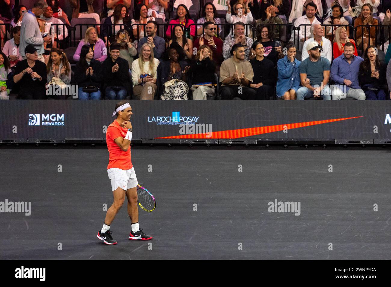 Las Vegas, USA. 03rd Mar, 2024. Rafael Nadal in action during The ...