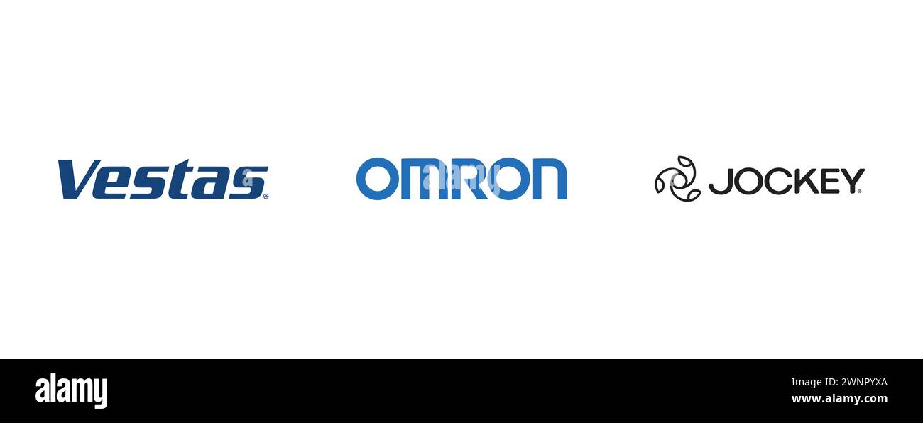 Vestas , OMRON , Jockey International. Collection of top brand logo ...
