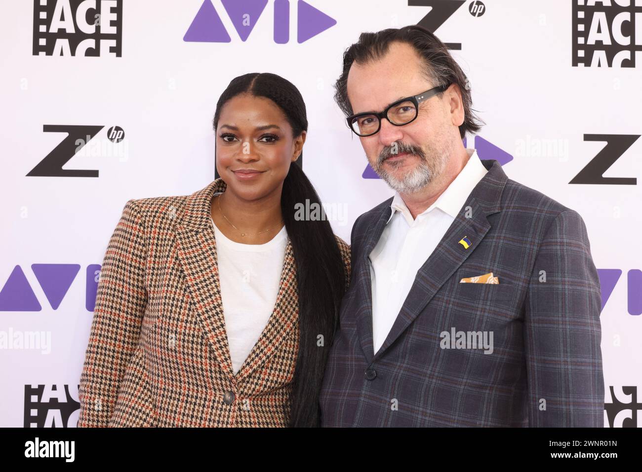 Los Angeles, USA. 03rd Mar, 2024. Taylor J. Mason and Joe Walker attend the 74th Annual ACE ...