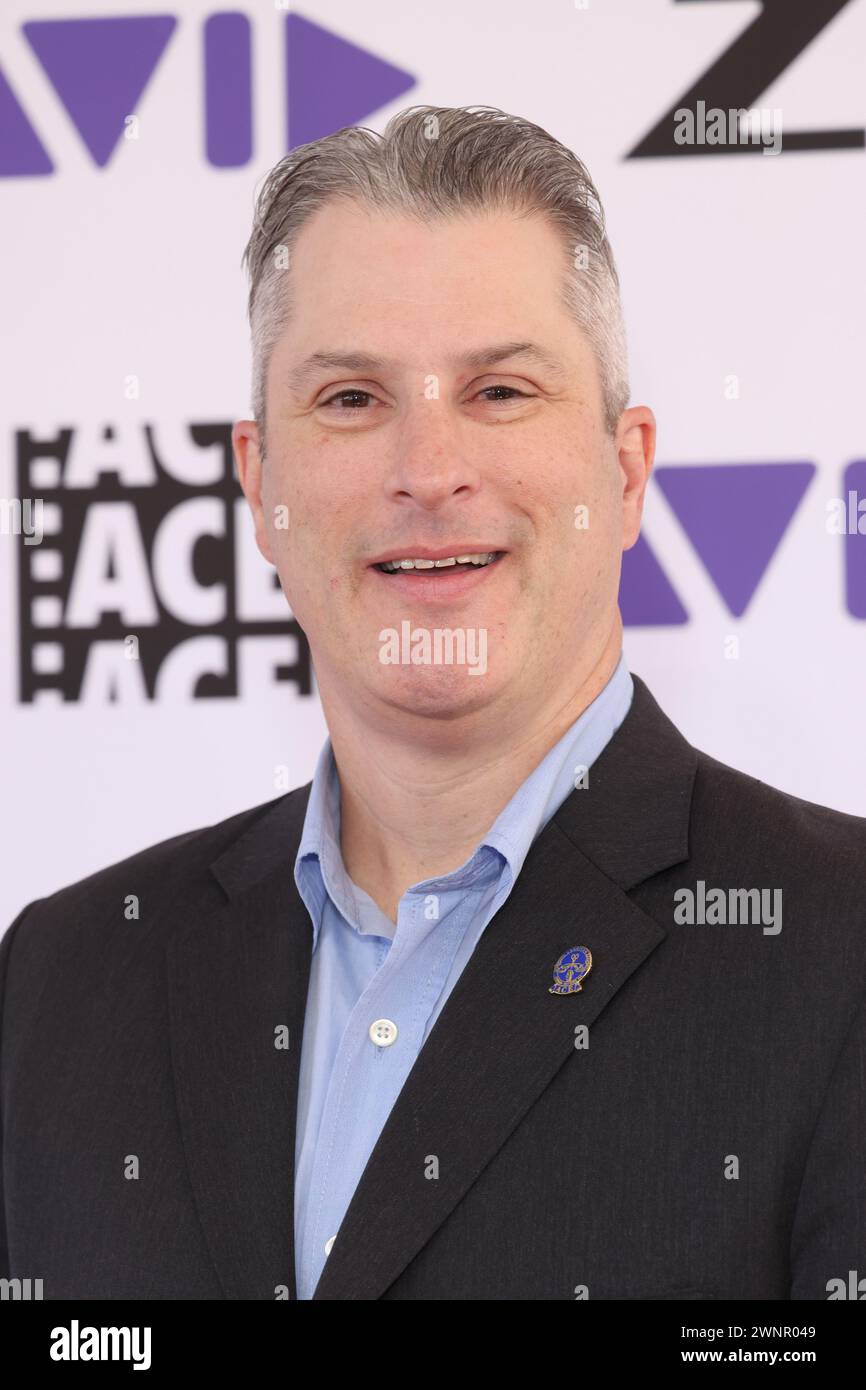 Los Angeles, USA. 03rd Mar, 2024. Chris Poulos attends the 74th Annual ACE Eddie Awards at Royce ...