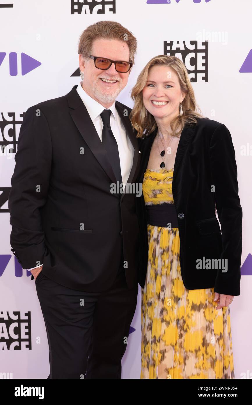 Los Angeles, USA. 03rd Mar, 2024. Russell Griffin and Lisa Shaughnessy Griffin attend the 74th ...