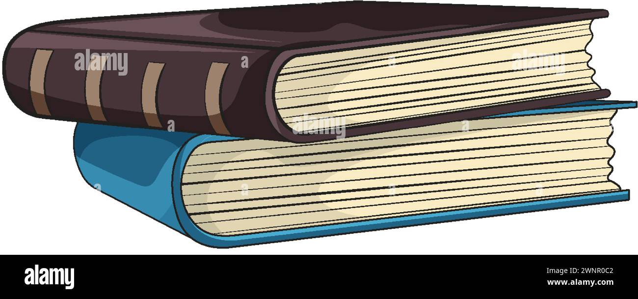 Two closed brown books hi-res stock photography and images - Alamy