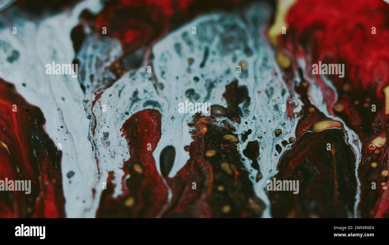 Paint spill defocused ink hi-res stock photography and images - Alamy