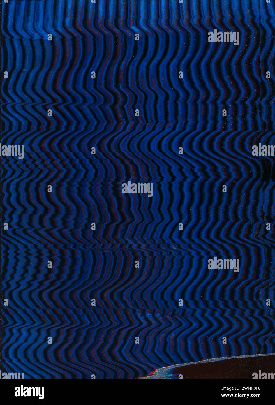 Glitch texture screen distortion blue analog noise Stock Photo - Alamy