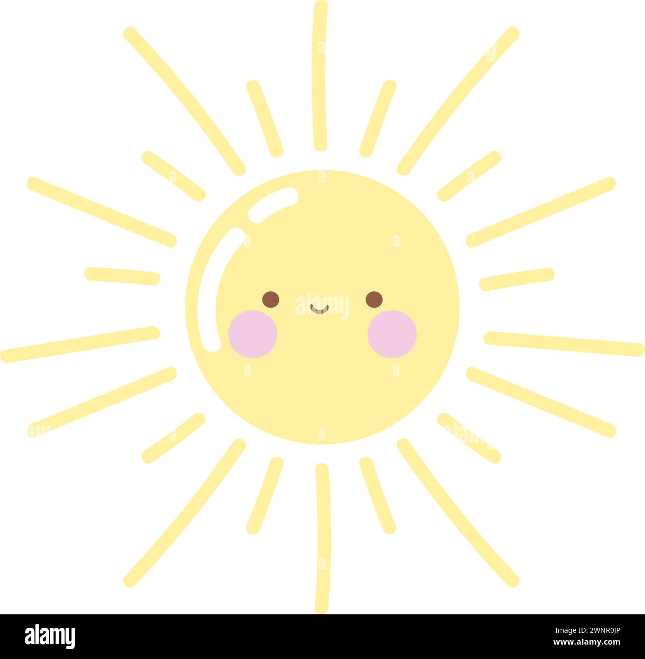 sun cute cartoon Stock Vector Image & Art - Alamy