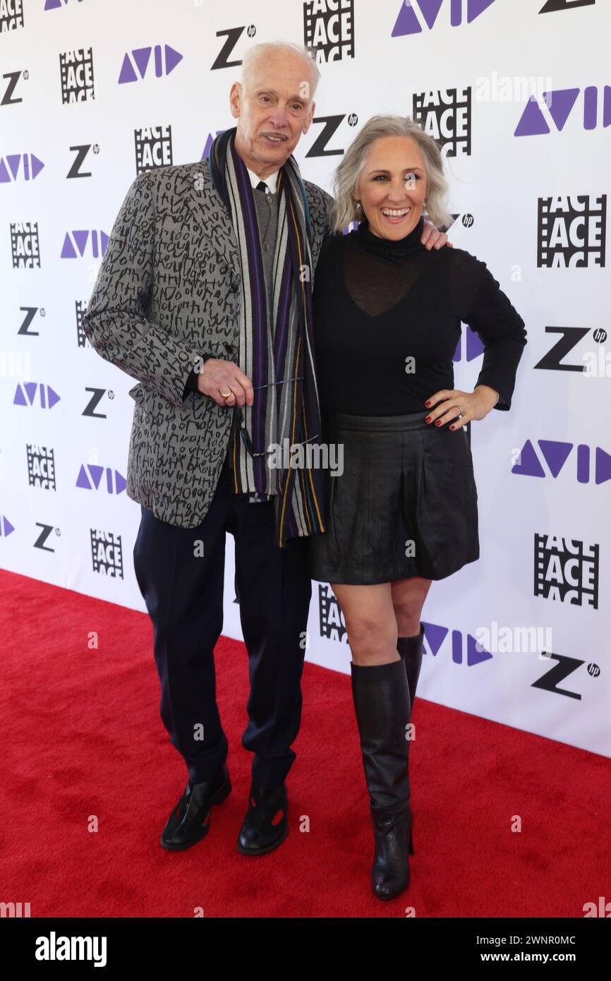 Los Angeles, USA. 03rd Mar, 2024. John Waters and Ricki Lake attend the 74th Annual ACE Eddie ...