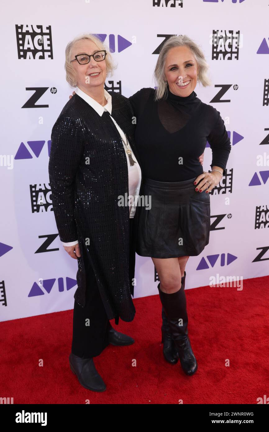 Los Angeles, USA. 03rd Mar, 2024. Mink Stole and Ricki Lake attend the 74th Annual ACE Eddie ...
