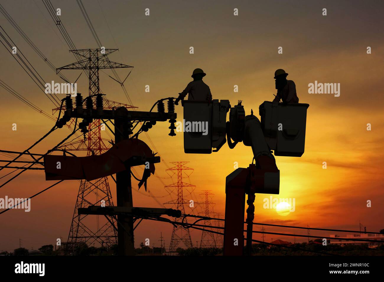 Power transformer installation hi-res stock photography and images - Alamy