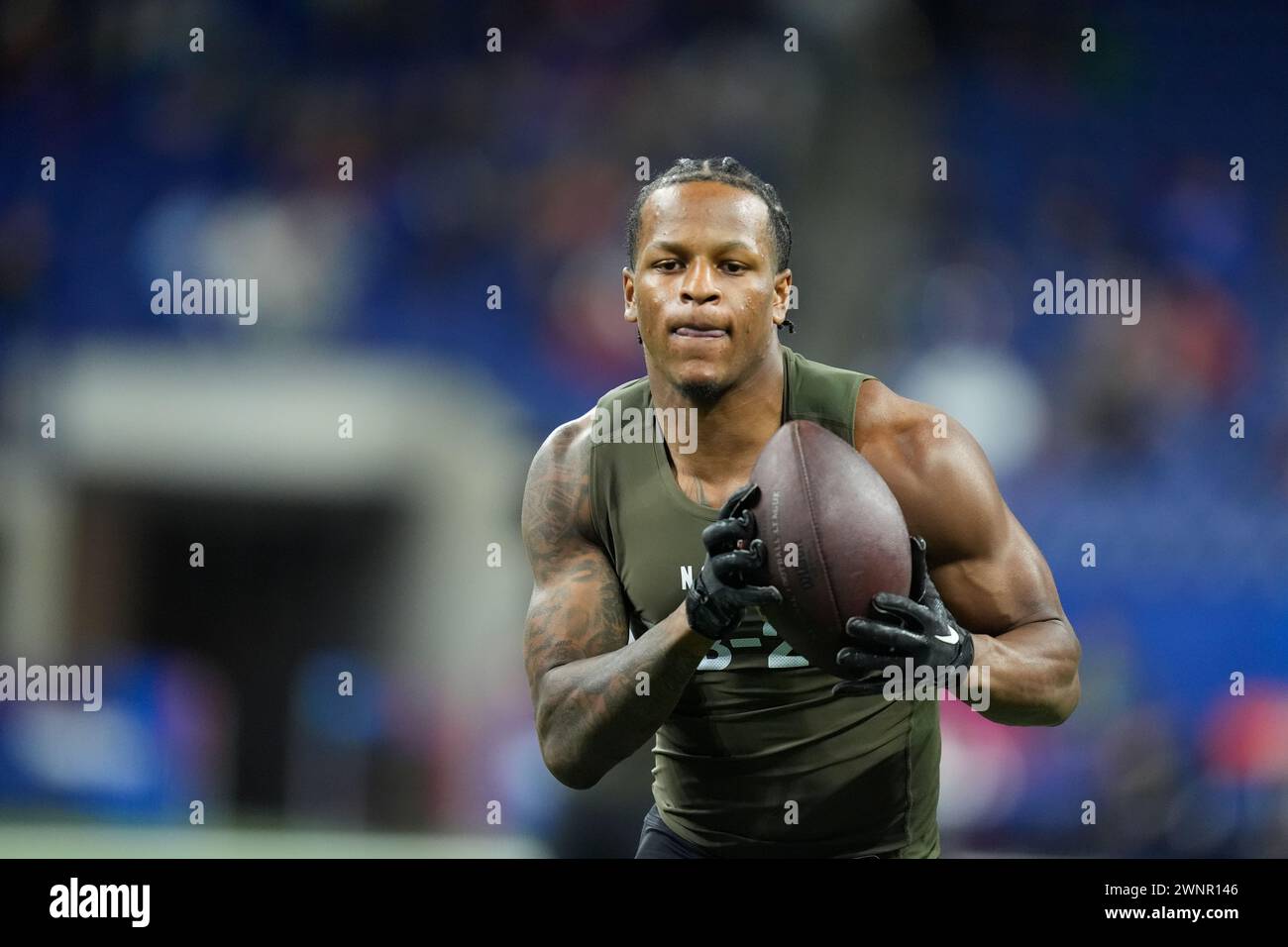 Kentucky defensive back Dru Phillips runs a drill at the NFL football ...