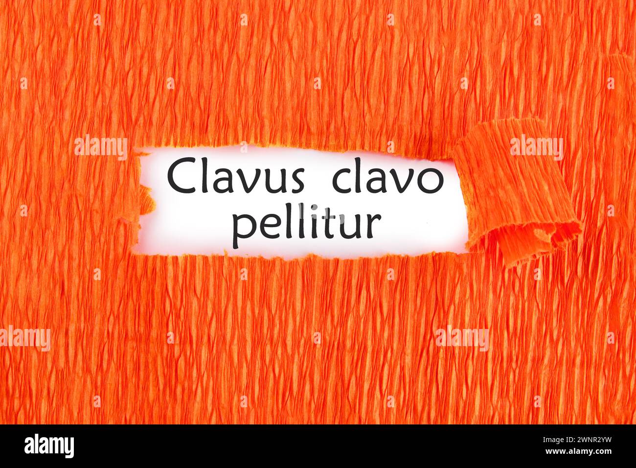 Clavus clavo pellitur. The ancient Greek expression translates as, A ...