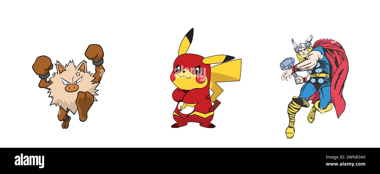 Pikachu flash hi-res stock photography and images - Alamy