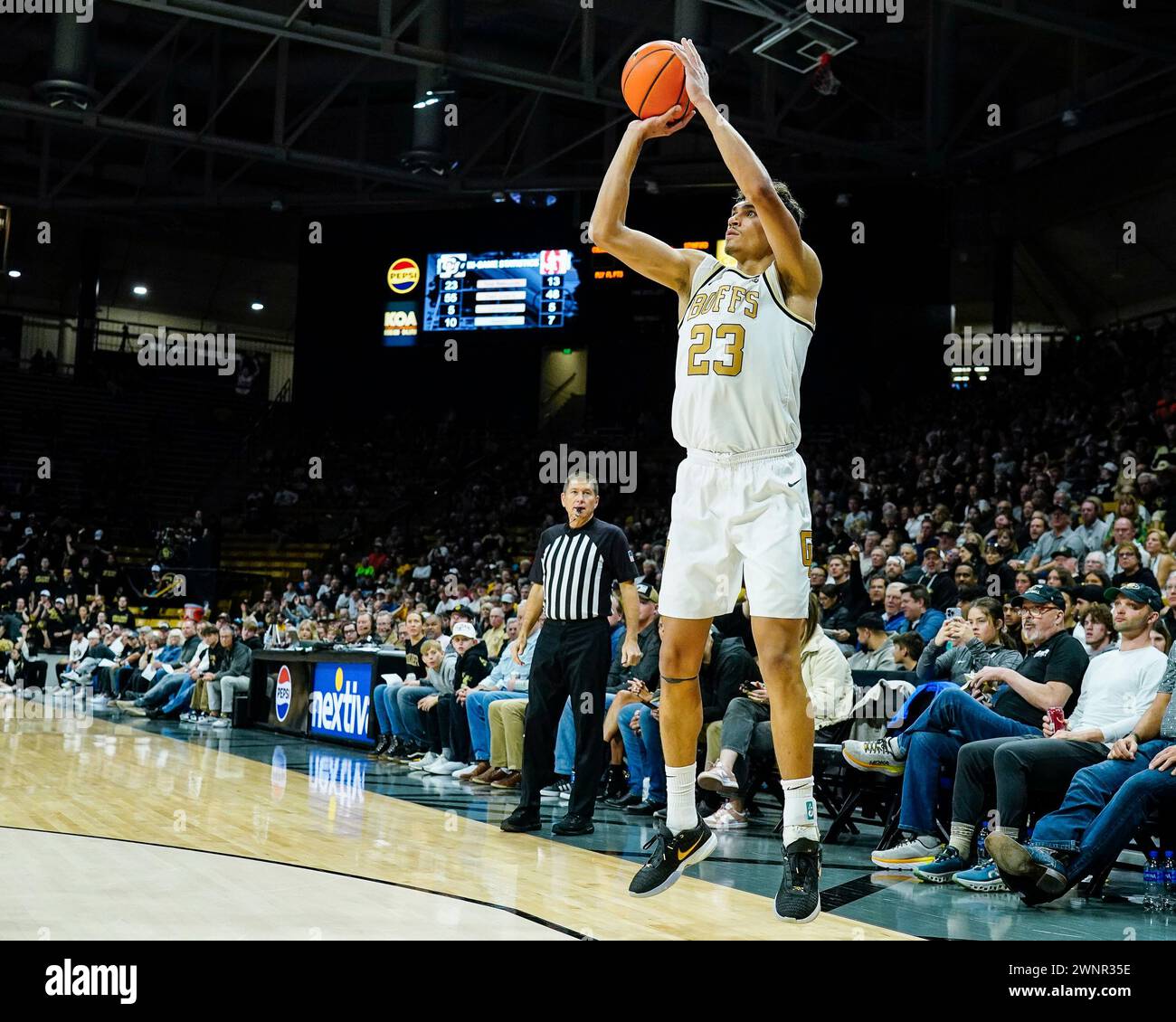 Boulder, CO, USA. 3rd Mar, 2024. Colorado Buffaloes forward Tristan da ...
