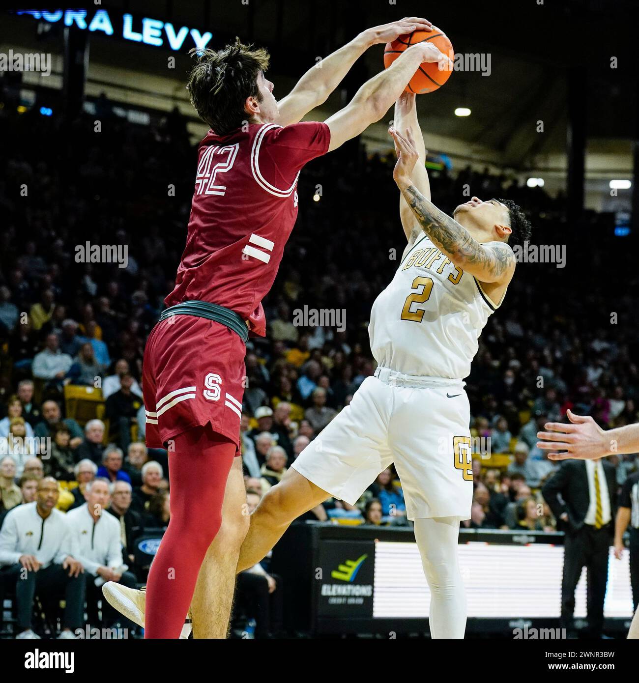Boulder, CO, USA. 3rd Mar, 2024. Stanford Cardinal forward Maxime ...