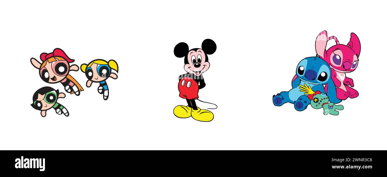 Powerpuff girls logo hi-res stock photography and images - Alamy