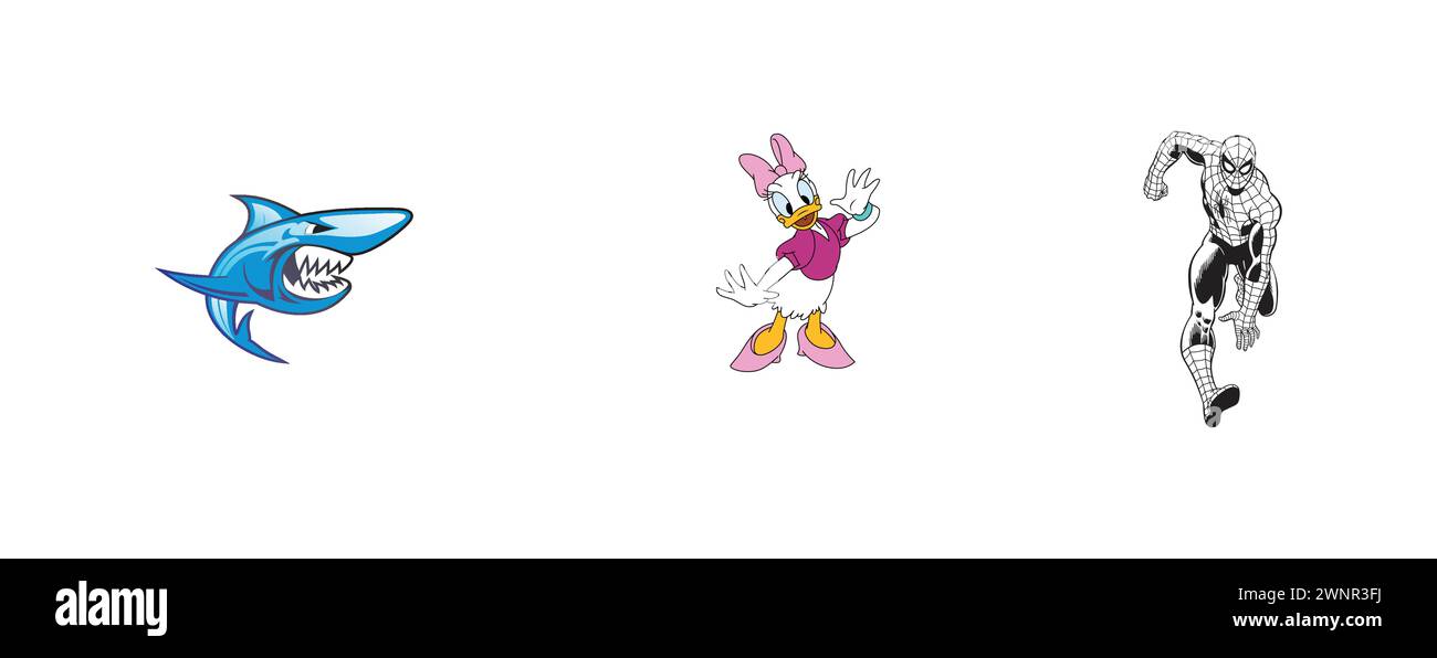 Spider man logo hi-res stock photography and images - Alamy