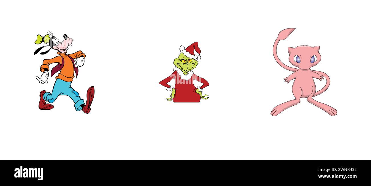 Grinch vector vectors hi-res stock photography and images - Alamy