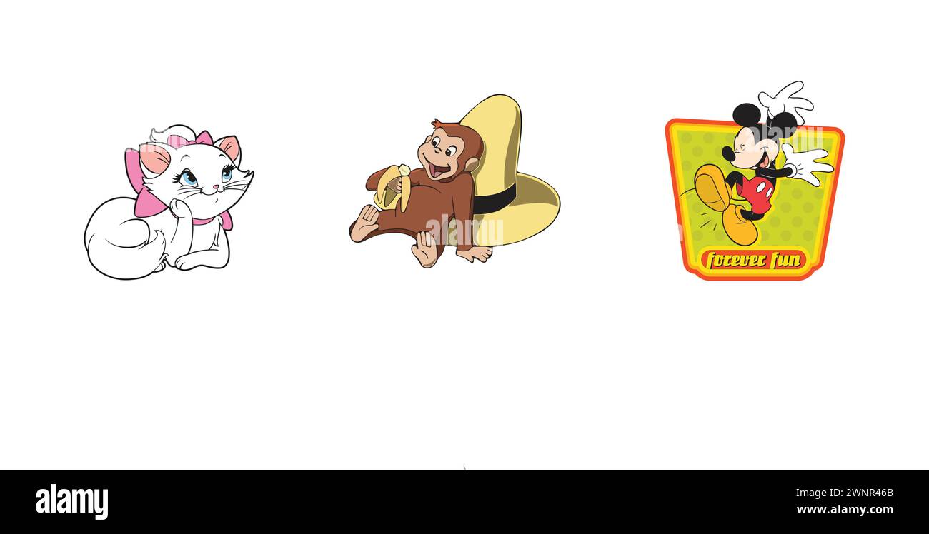 Curious george Stock Vector Images - Alamy