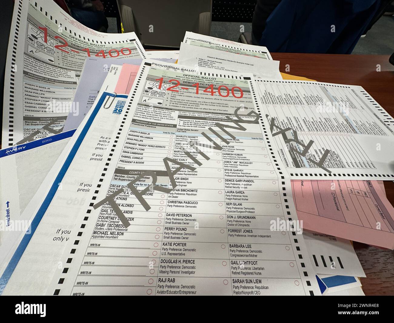 Santa Barbara, California, U.S.A. 2nd Mar, 2024. Training"" in bold ...