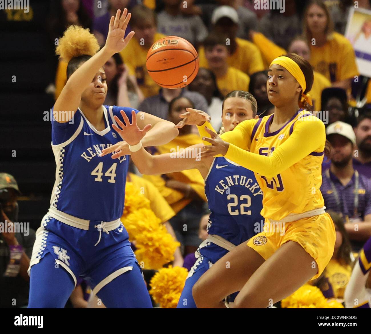 Baton Rouge, USA. 03rd Mar, 2024. LSU Lady Tigers guard Janae Kent (20 ...