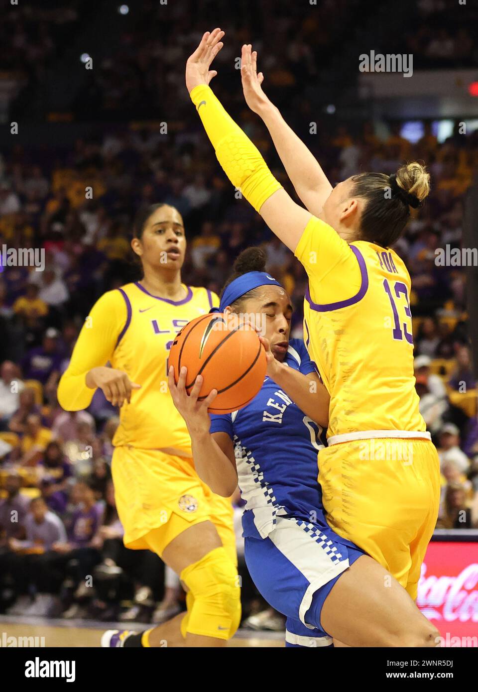 Baton Rouge, USA. 03rd Mar, 2024. Kentucky Wildcats guard Brooklynn ...