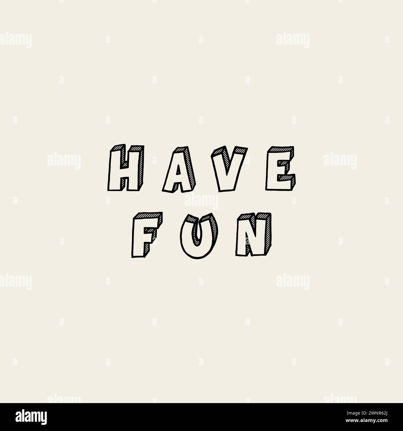 Fun typography Stock Vector Images - Alamy