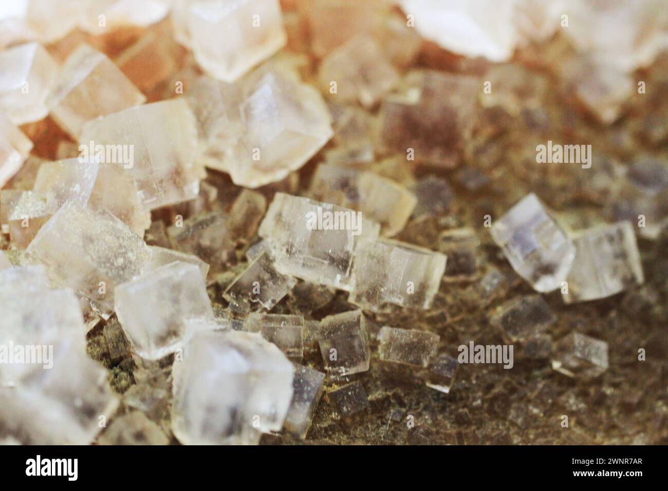 salt natural mineral cubes as very nice background Stock Photo - Alamy