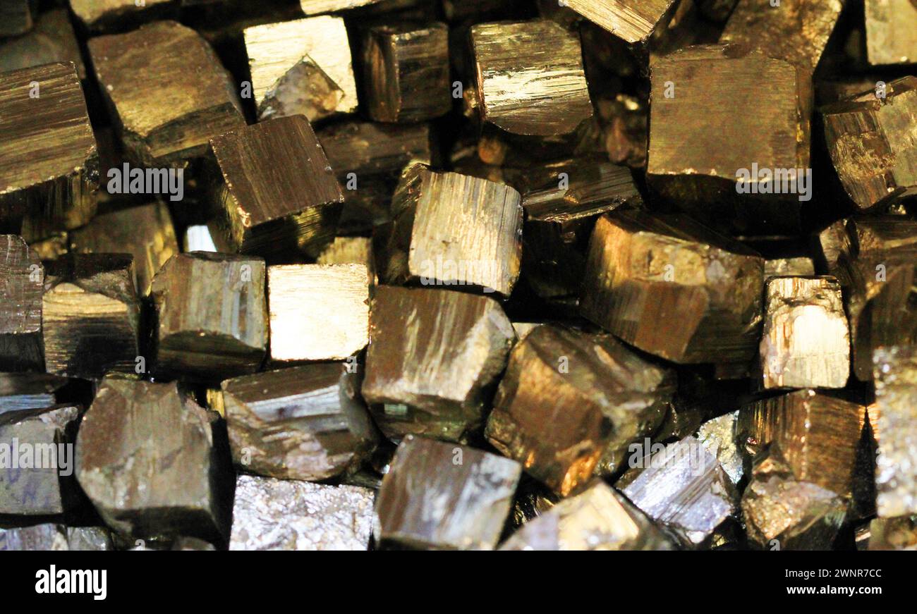Pyrite texture hi-res stock photography and images - Alamy