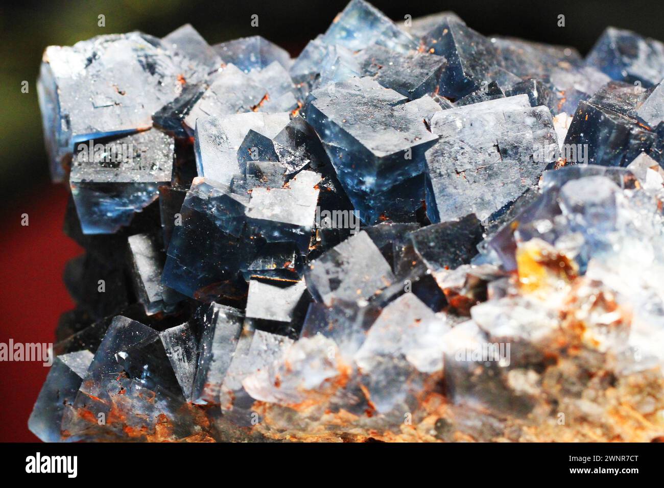 fluorite mineral texture as nice natural background Stock Photo - Alamy