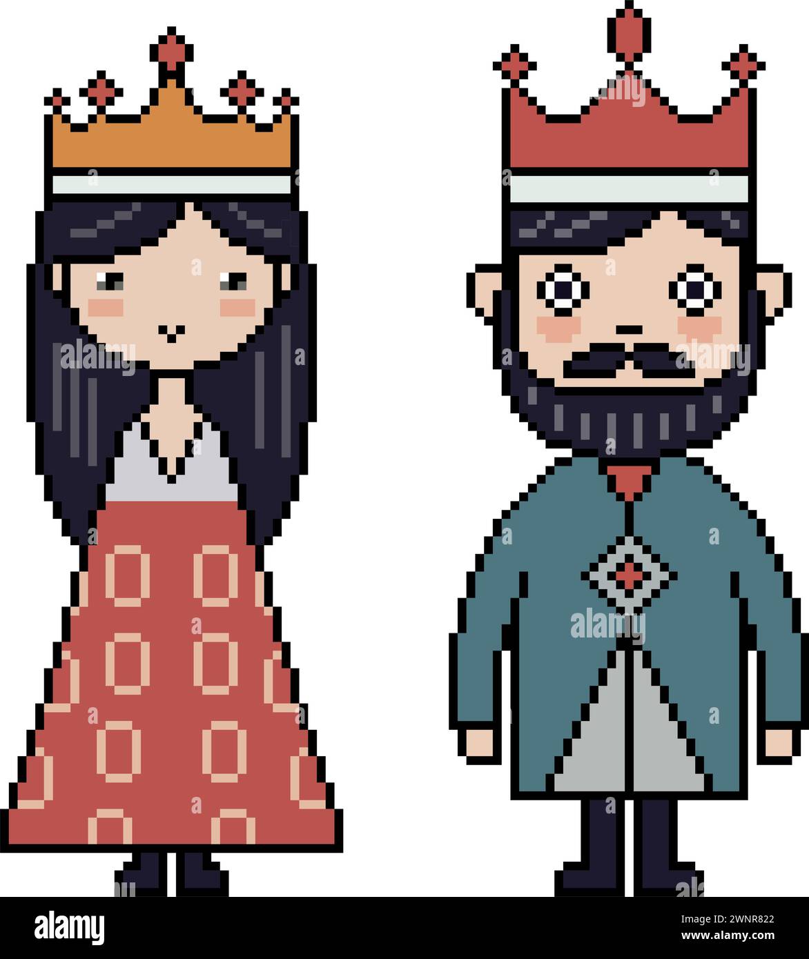 Queen husband Stock Vector Images - Alamy