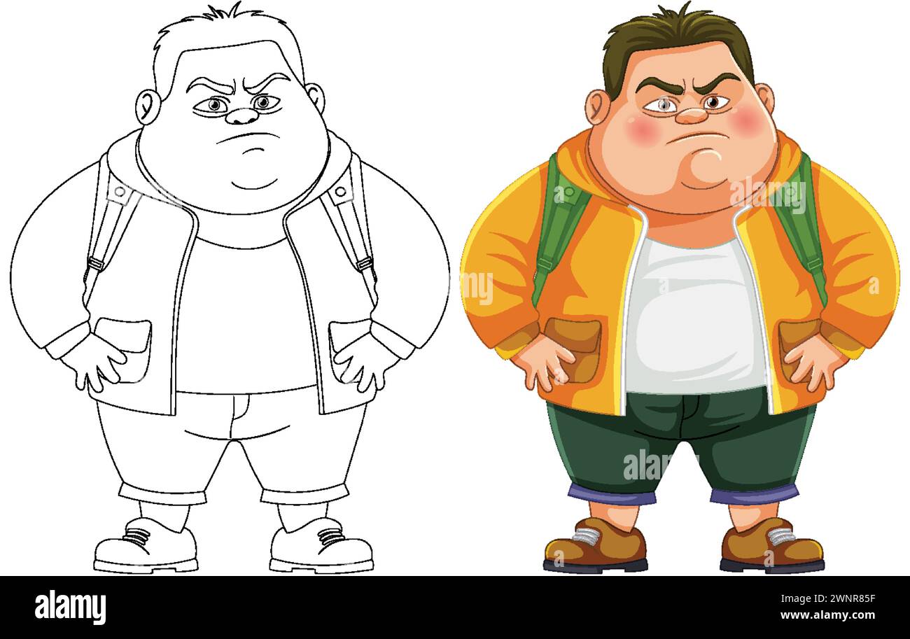 Cartoonish man Stock Vector Images - Alamy