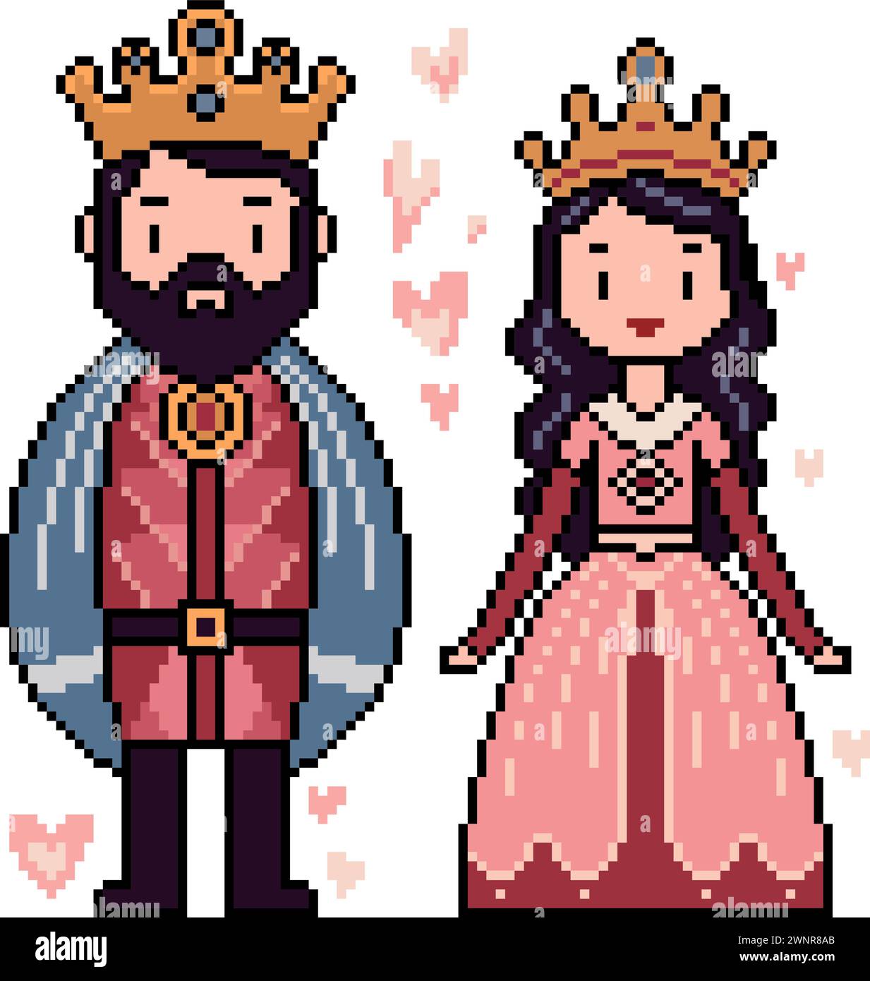 Fairy king queen Stock Vector Images - Alamy