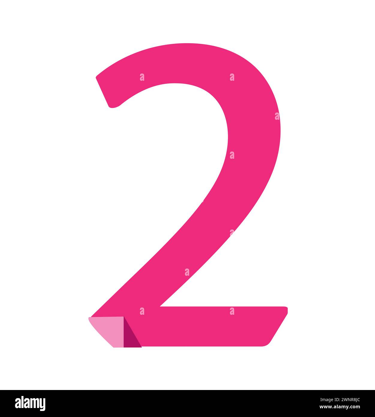 Illustration of colorful number Stock Vector Image & Art - Alamy