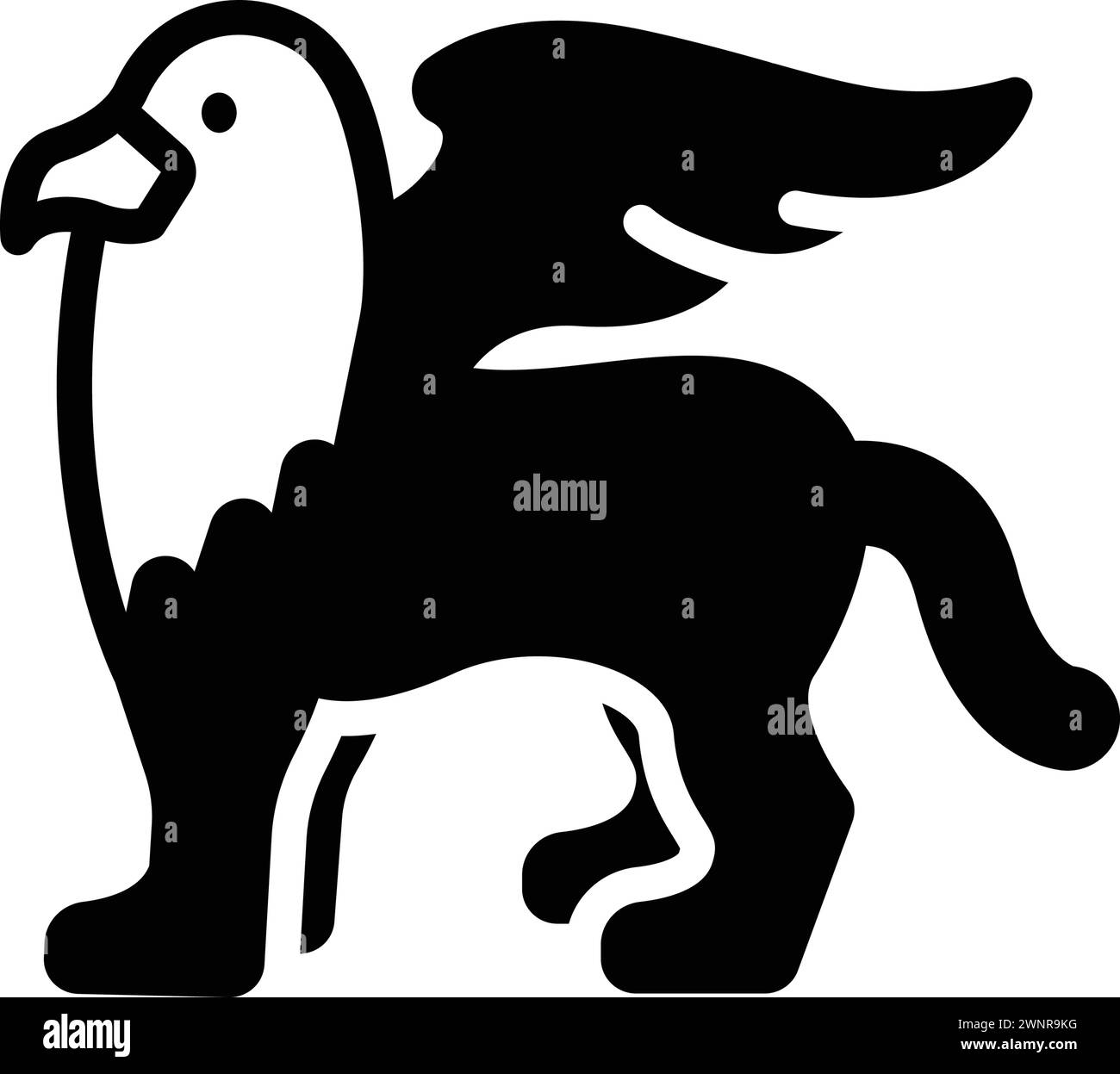 Griffin vector vectors hi-res stock photography and images - Alamy