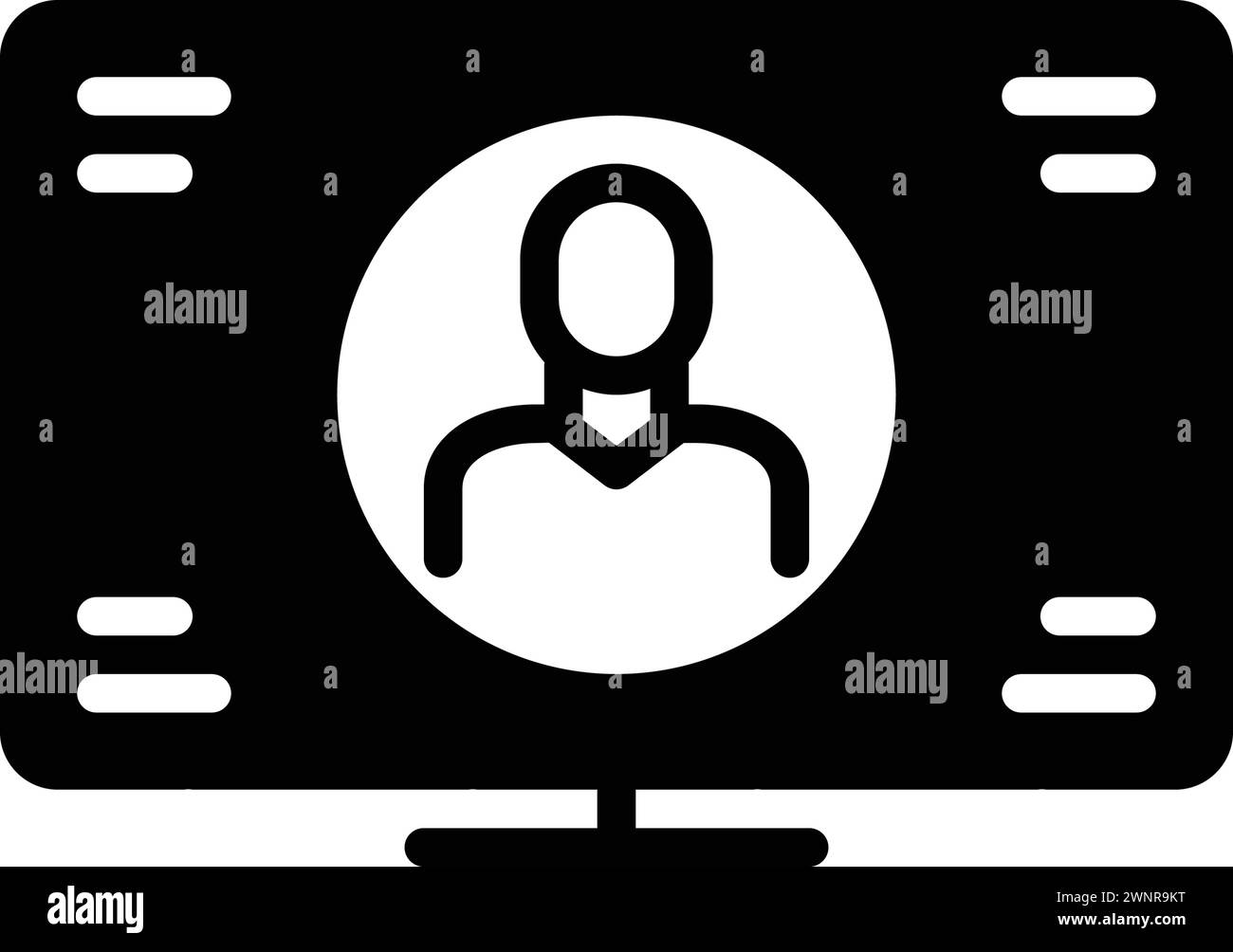 Icon consumer user Black and White Stock Photos & Images - Alamy
