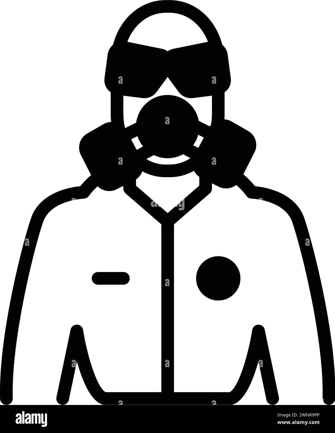 Asbestos respirator Stock Vector Images - Alamy