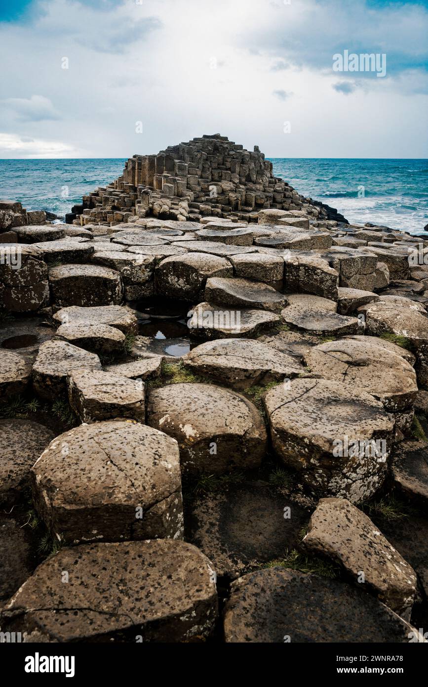 A dramatic landscape photo featuring the Giant's Causeway, a UNESCO ...