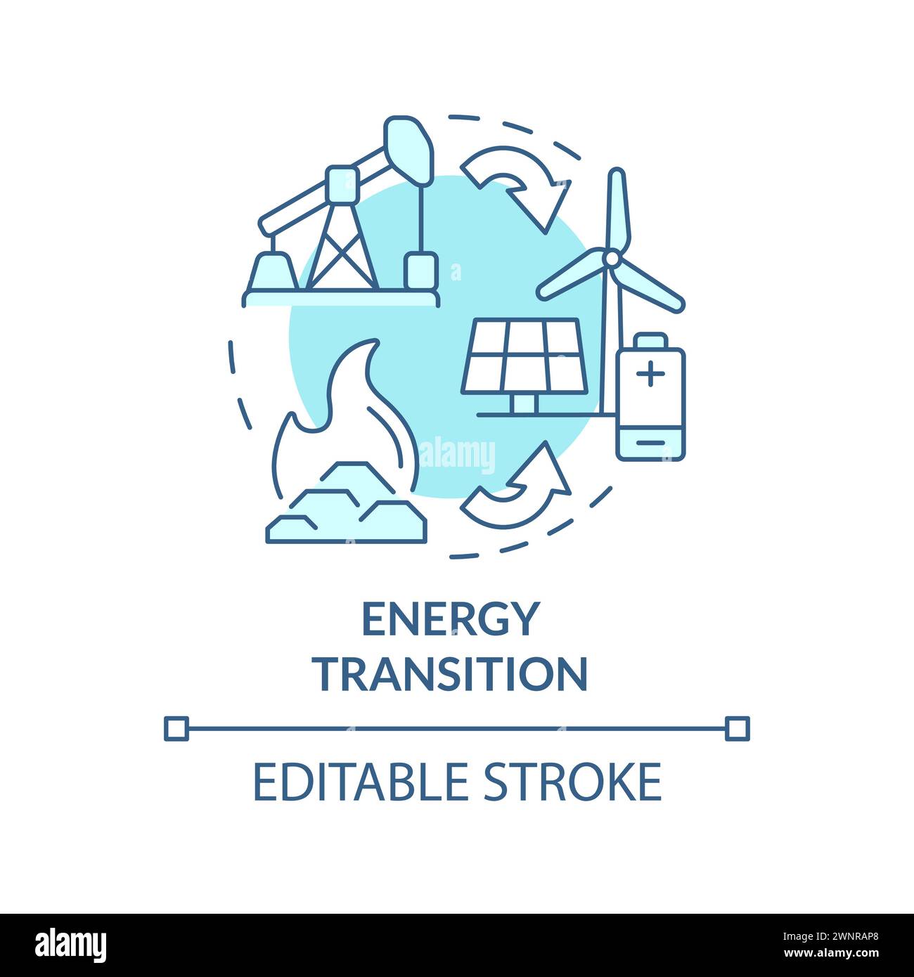 Energy transition Stock Vector Images - Alamy