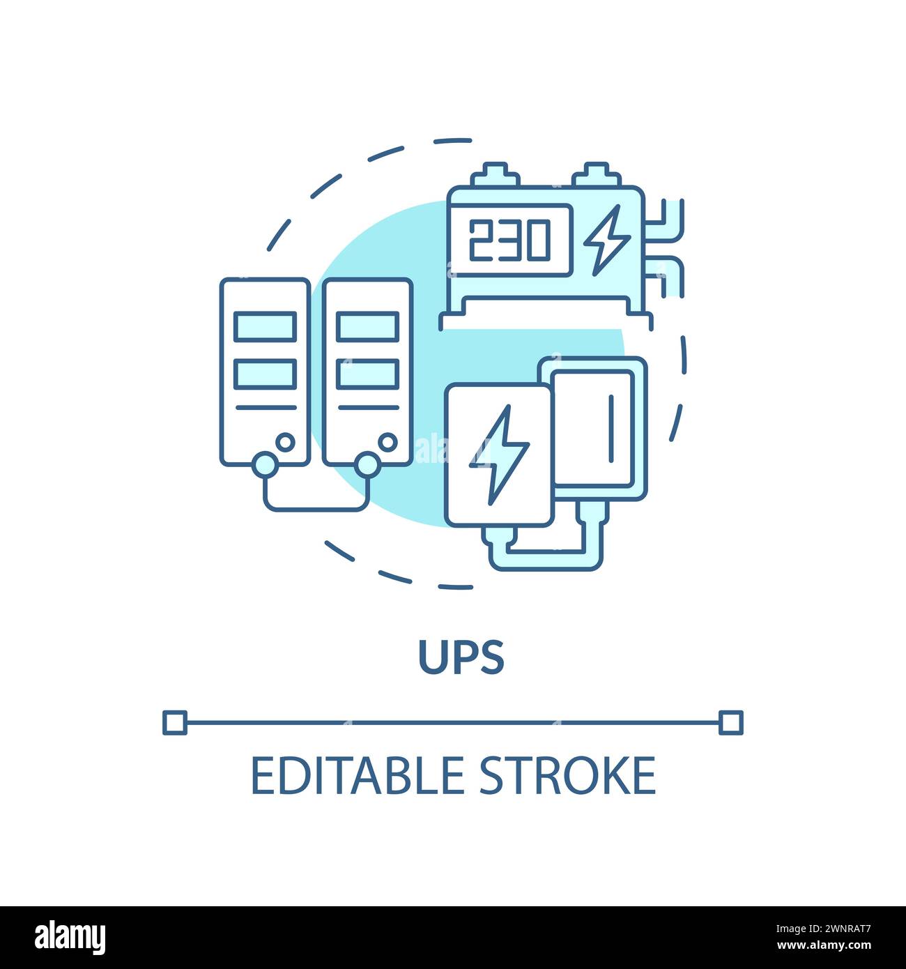 Aesthetic power supply Stock Vector Images - Alamy