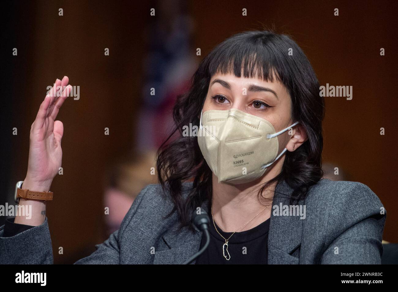 Washington, United States. 18th Nov, 2023. Long COVID patient Angela ...