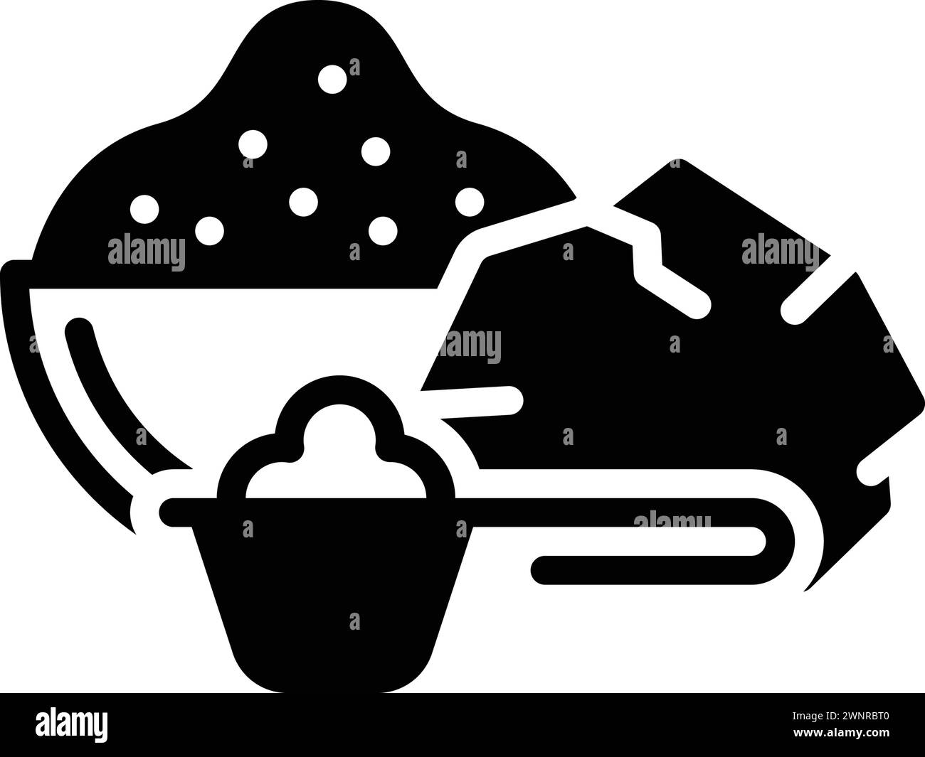 Icon for powder,dust Stock Vector Image & Art - Alamy