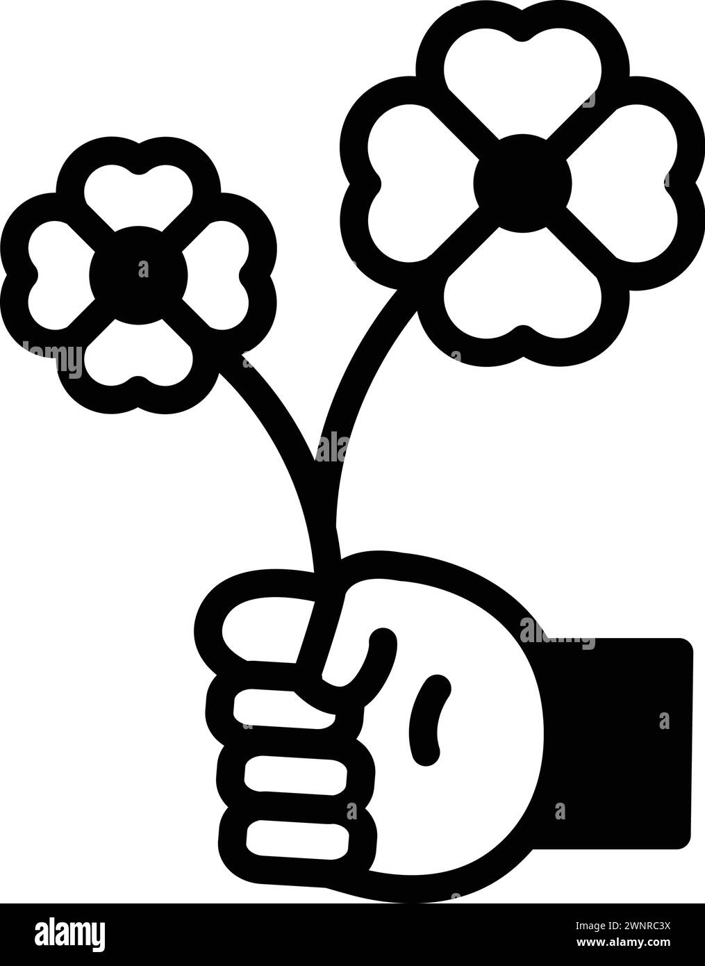 Lucky grass Stock Vector Images - Alamy