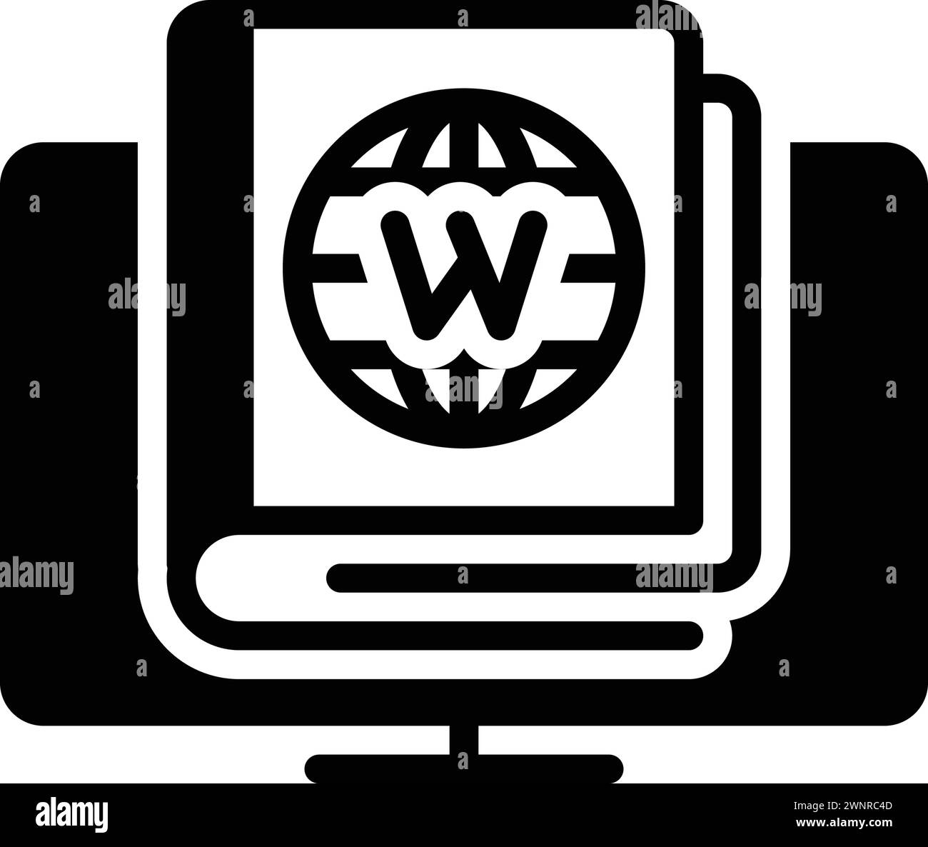 Wikipedia icon Cut Out Stock Images & Pictures - Alamy