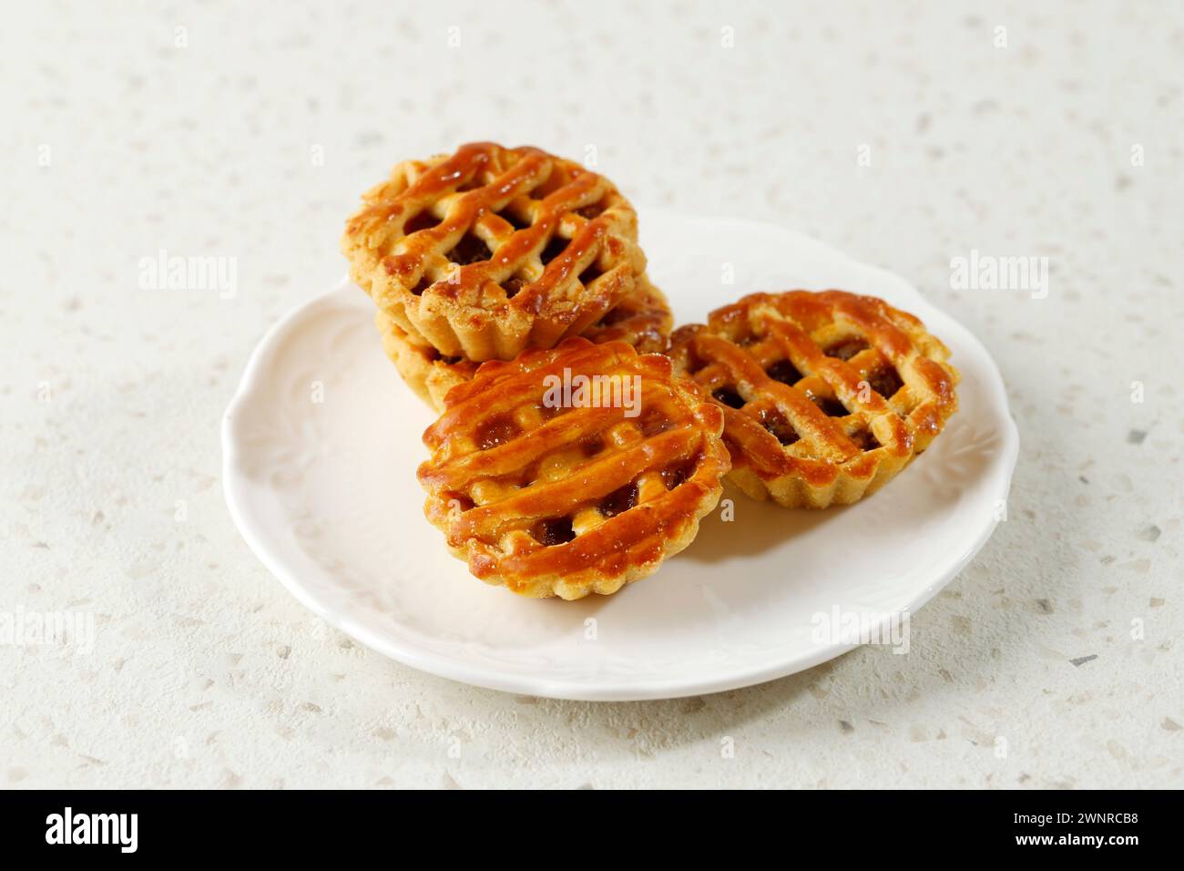 Pineapple Pie Nastar Keranjang, Eid al Fitr Snack Stock Photo - Alamy