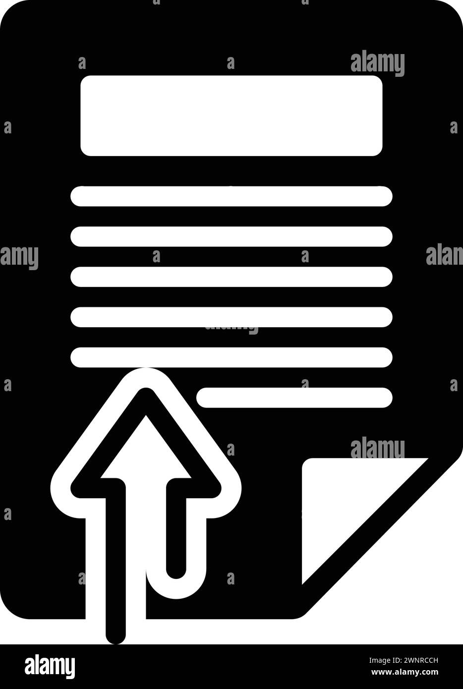 Thesis vector template hi-res stock photography and images - Alamy