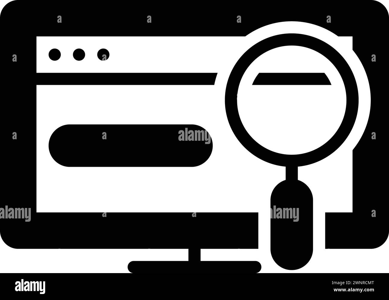 Icon for browse,application Stock Vector Image & Art - Alamy